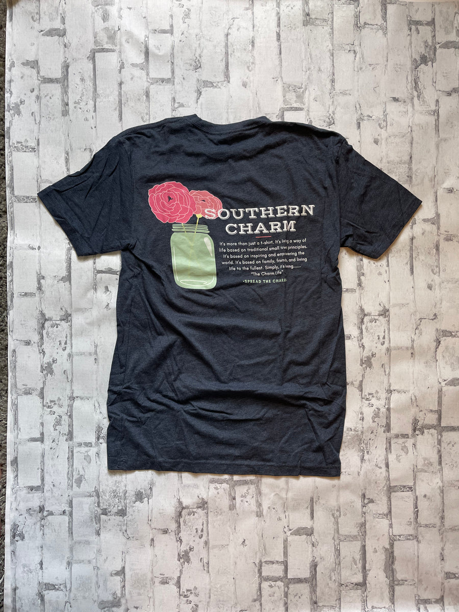 Southern Charm "Not Just A Tee" Short Sleeve T-shirt - Midnight Navy ...