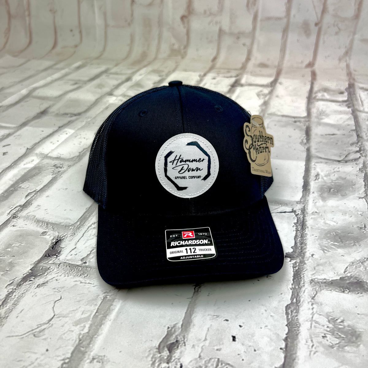 Hammer Down "Paint Octagon" Hat - Navy And Navy with Patch – Southern ...