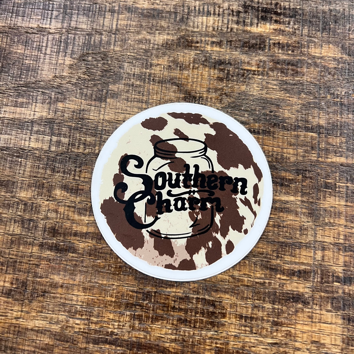 Southern Charm "Original" Sticker - Cowprint – Southern Charm "Shop The ...