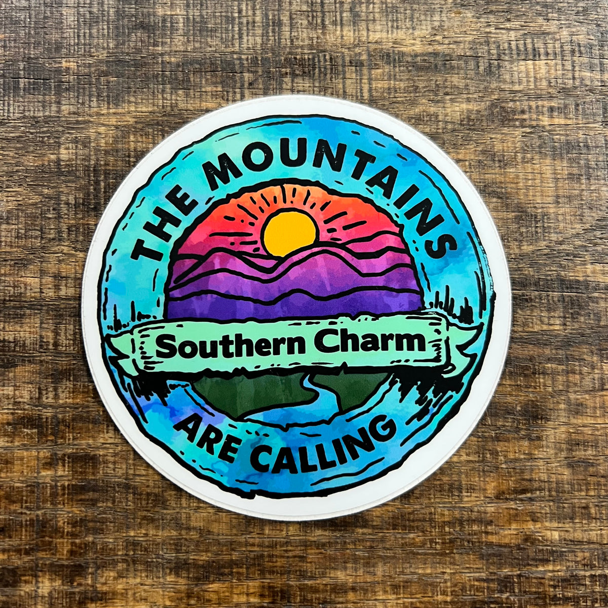 Southern Charm "Sunset" Sticker - Water Color – Southern Charm "Shop ...