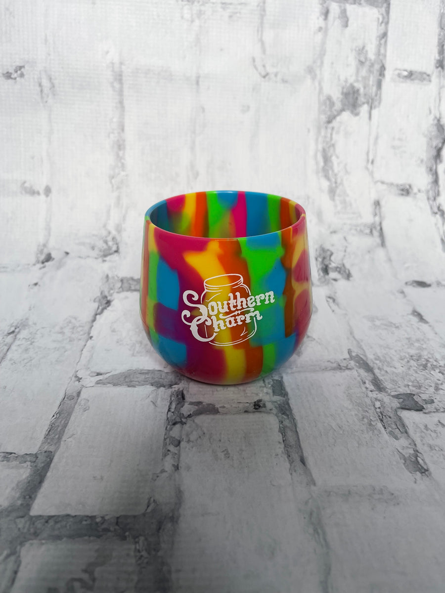 Southern Charm "Original" Wine Cup - Tie Dye Swatch – Southern Charm ...